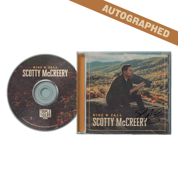 Autographed CD - Rise and Fall – Scotty McCreery